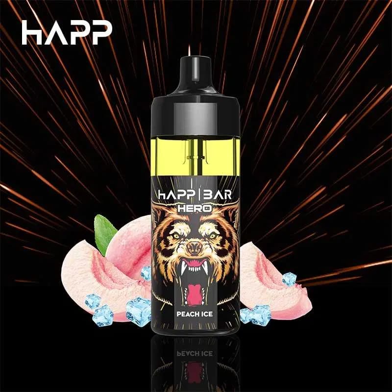 12000 Puffs Vape HAPP BAR HERO, Blueberry Cherry Cranberry
